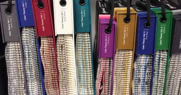 ...As the Curtain Hangs: Maxwell Color Theory Fabric Books