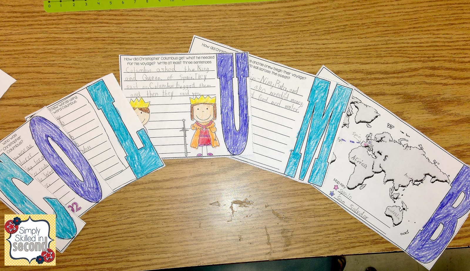 Simply Skilled in Second: AHOY! Columbus Day Activities!!