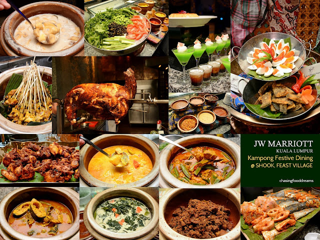 CHASING FOOD DREAMS: JW Marriott Kampong Festive Dining @ Feast Village ...