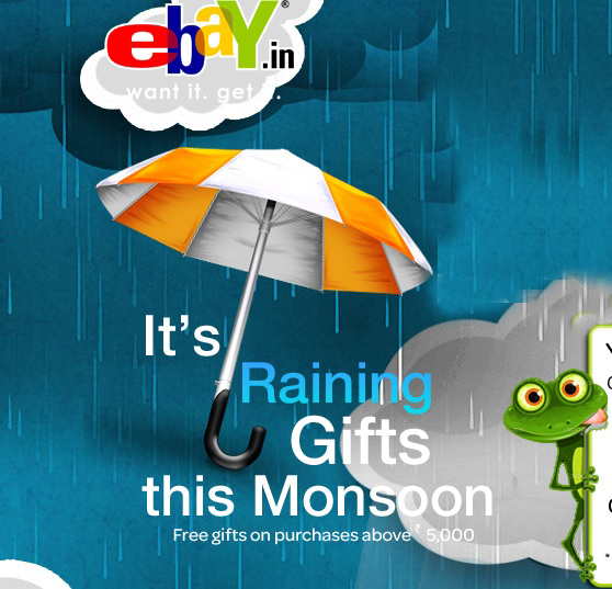 Print Advertisement idea, design, creative: Monsoon Offer Ad