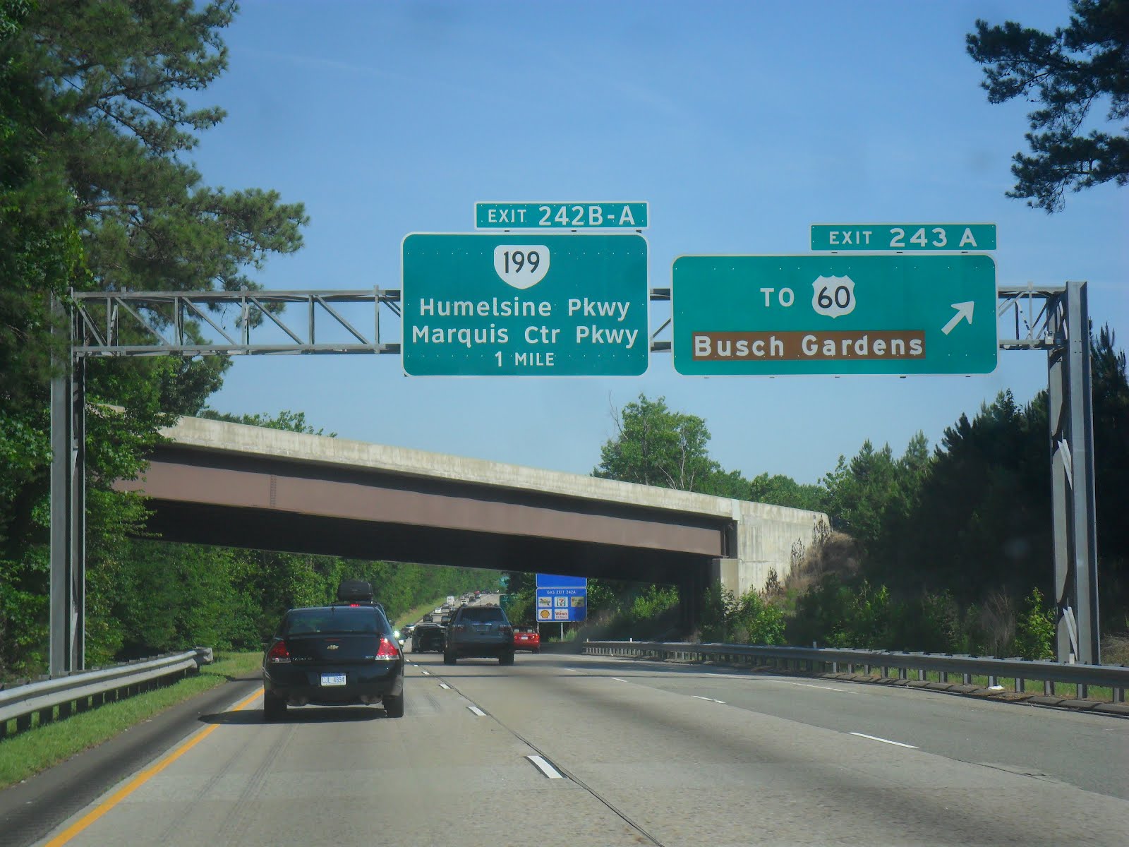 Luke's Signs: Interstate 64 & Route 199 - Williamsburg, VA