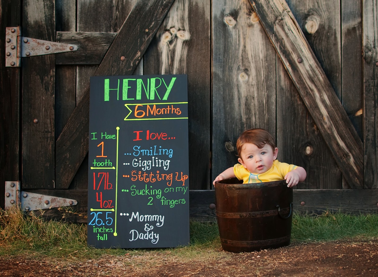 Carrie Saindon Photography: 6 Month Milestone {Frisco TX Child Photography}