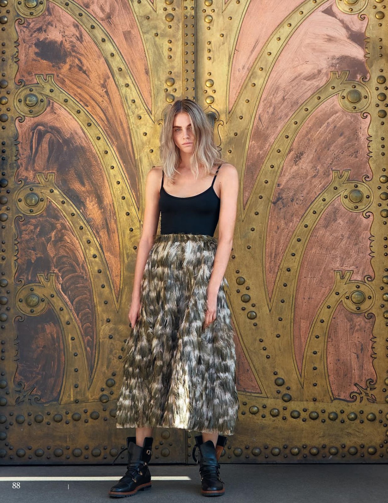 Flo Millar in Tatler UK January 2018 by Chantelle Dosser