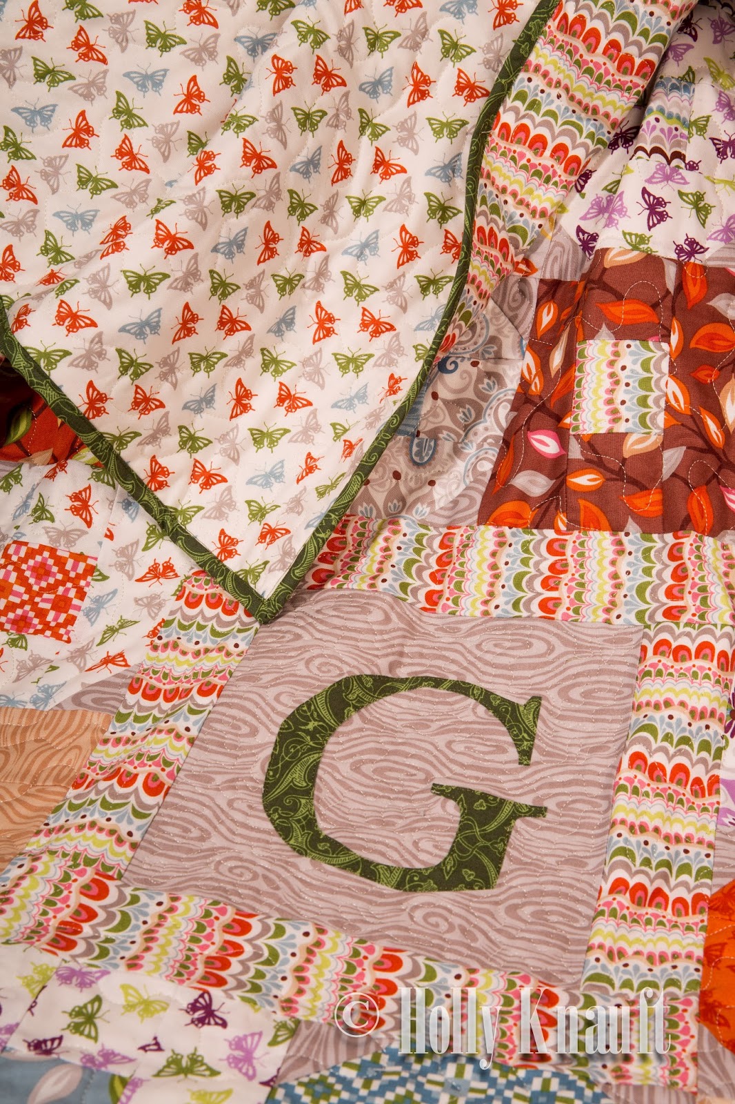 Me...and the Shedders: Monogram quilt finished!