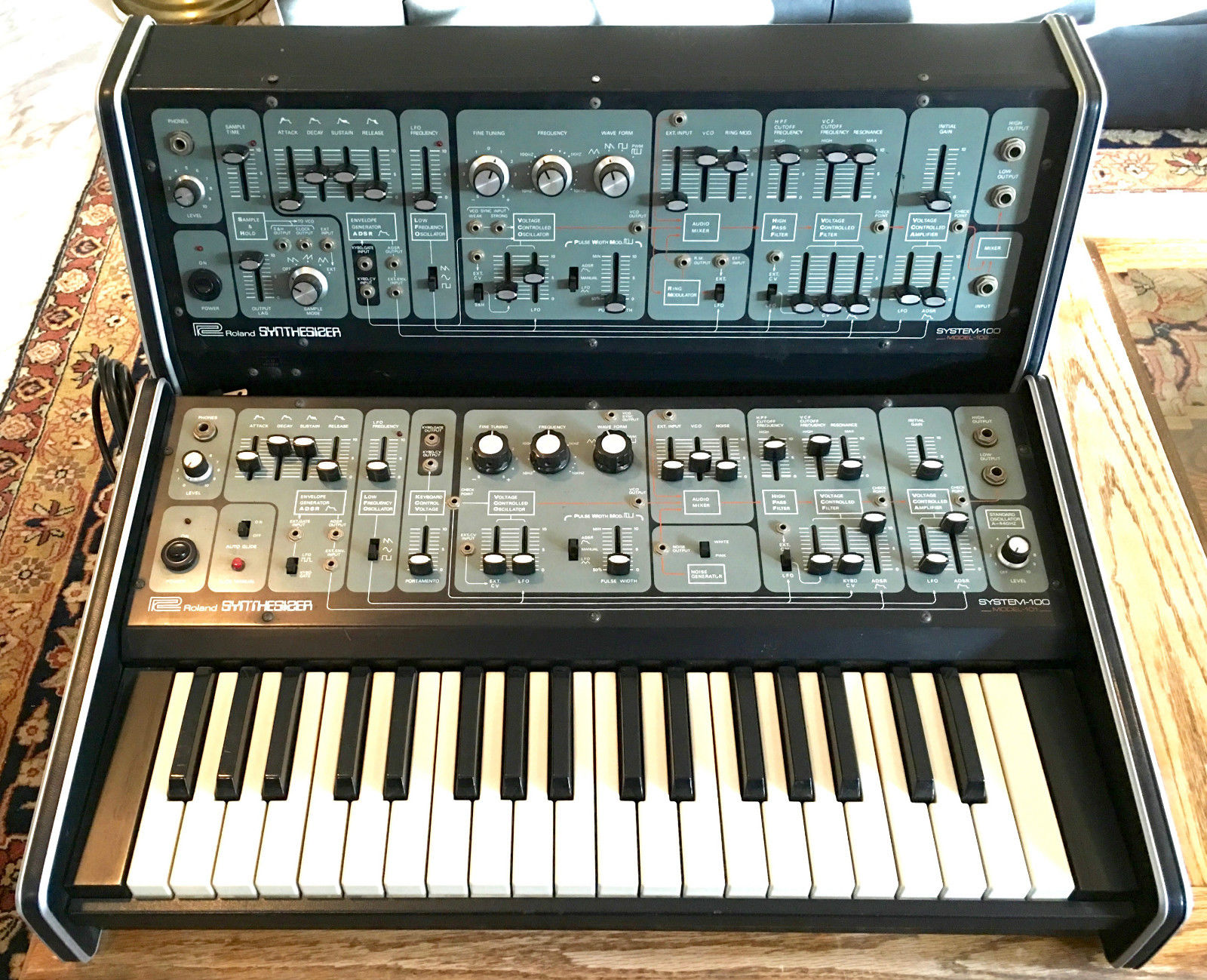 MATRIXSYNTH: Roland System 100 keyboard and expander module