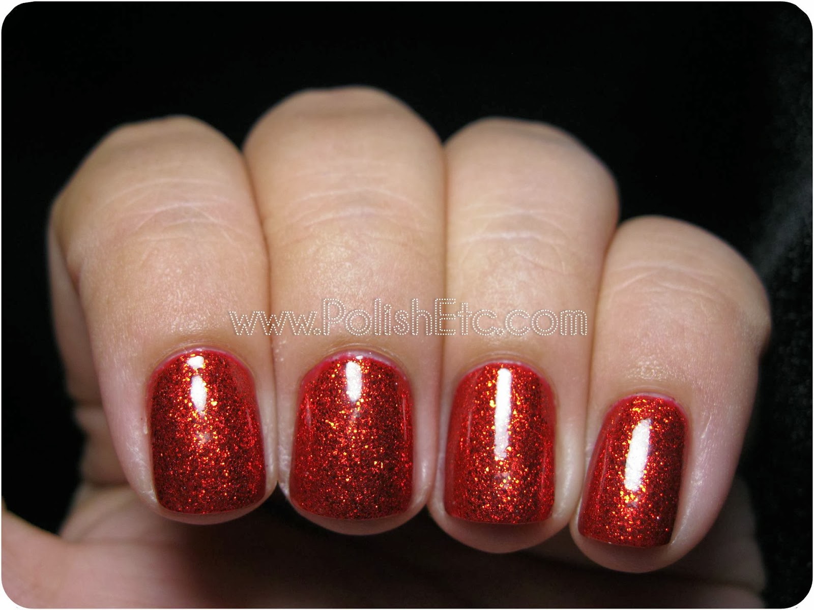 Barry M Red Glitter Swatches - Polish Etc.