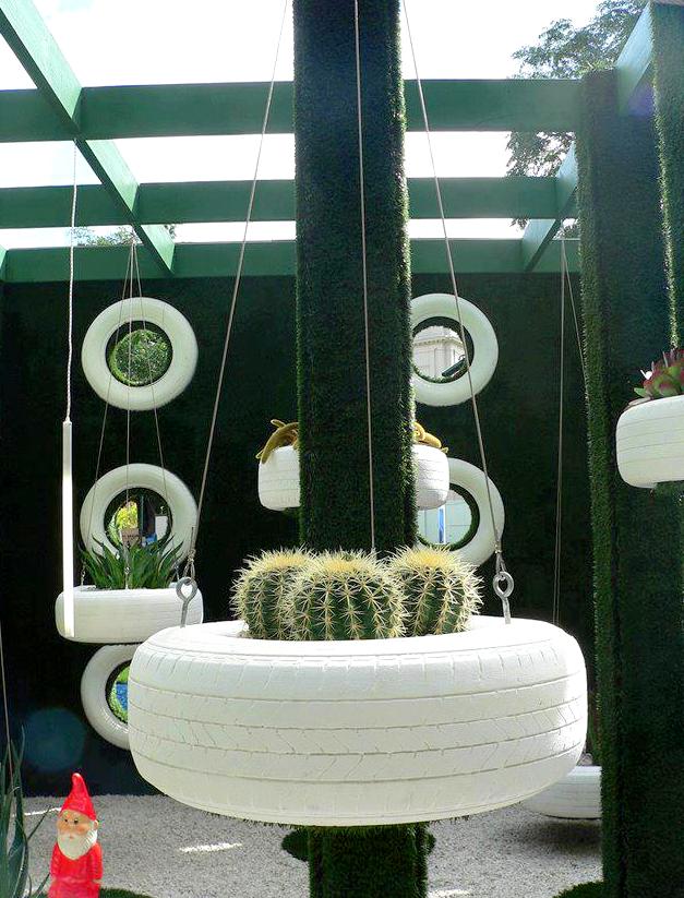 Kreativiti Kitar Semula - Tayar Terbuang Dan Terpakai - Relaks Minda