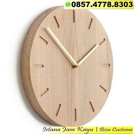 Jam Dinding Kayu Unik, Jam Dinding Kayu Custom, Jam Dinding Kayu Murah ...