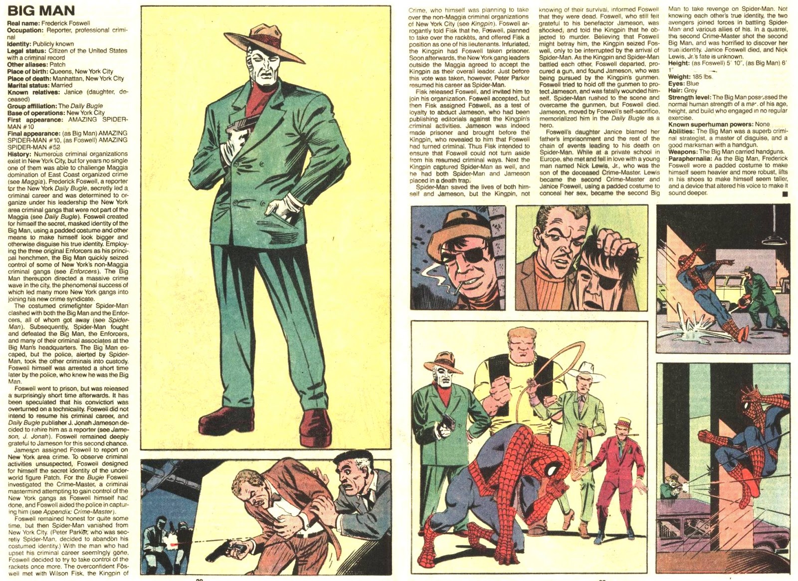 Fichas de Superheroes Marvel y DC: Gran Jefe