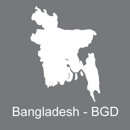 Bangladesh BGD MAP - G-Corner-Bp