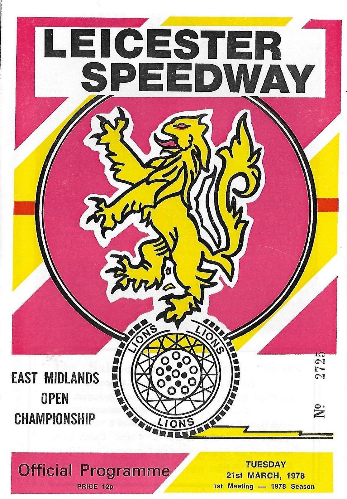 Speedway Archive: 1978 Timeline March