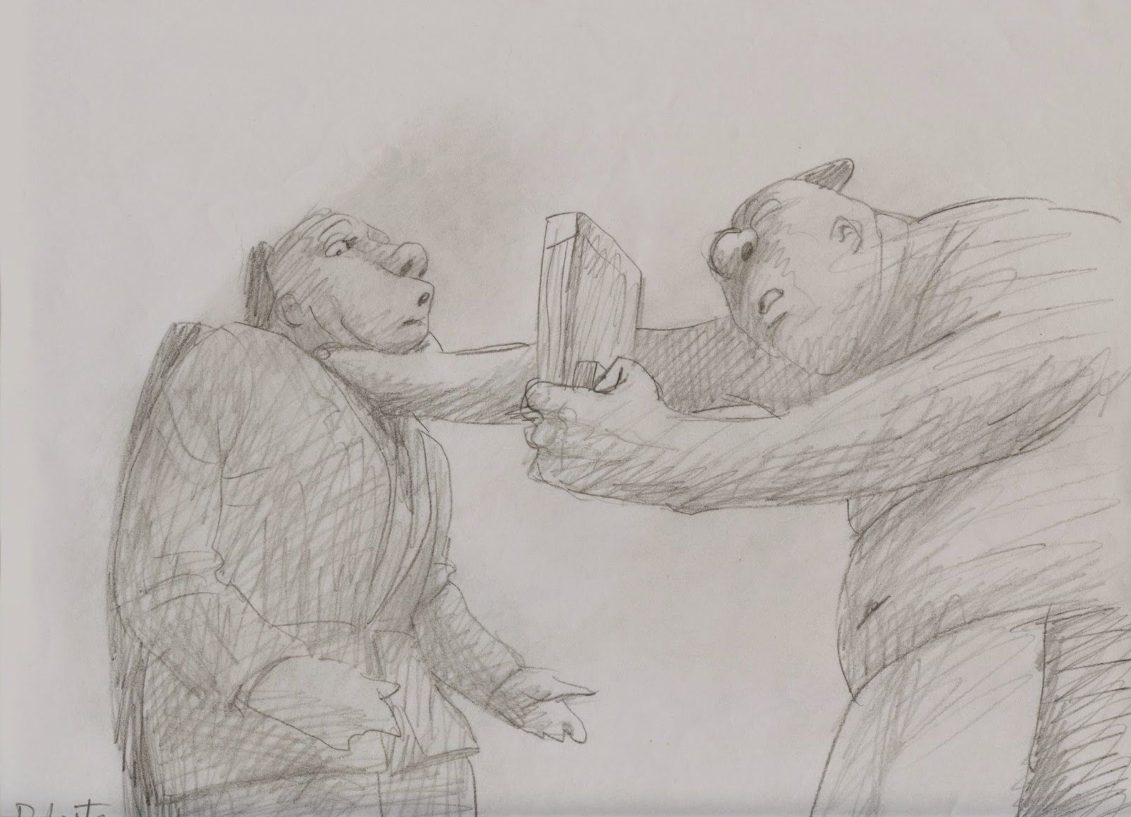 ILLUSTRATION ART: BILL PLYMPTON AT COMIC-CON