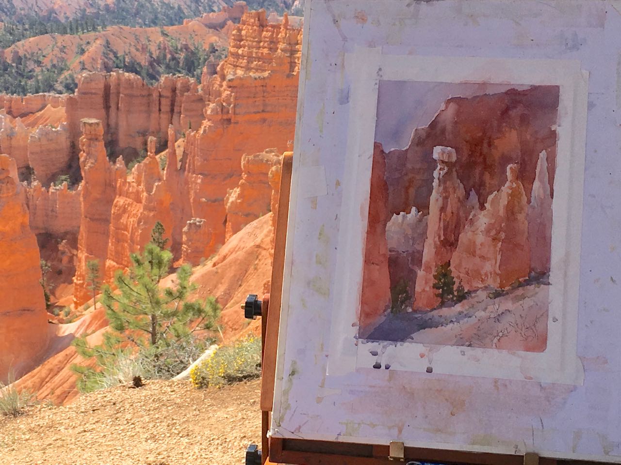 Roland Lee Travel Sketchbook: Artist in Residence Bryce Canyon Geology ...