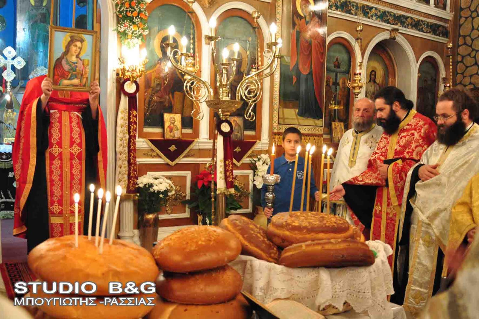 Αργολικός Ποιμήν: ΓΙΟΡΤΑΣΑΝ ΤΗΝ ΑΓΙΑ ΒΑΡΒΑΡΑ ΣΤΟ ΛΑΛΟΥΚΑ ΑΡΓΟΛΙΔΟΣ