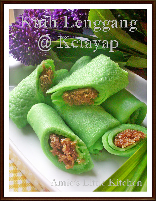 Kuih Lenggang @ Ketayap - Amie's Little Kitchen