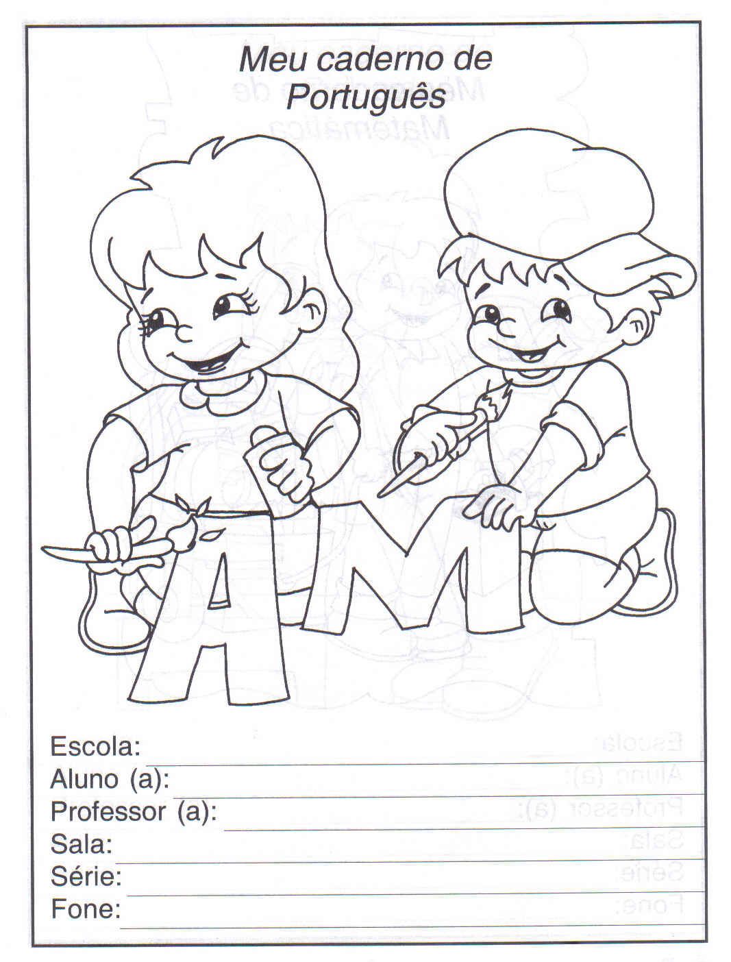 feliz saber: Capas de provas e trabalhos