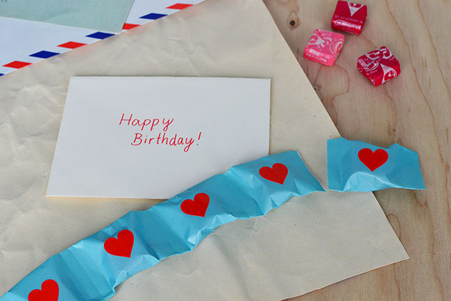 Snowdrop and Company: DIY Candy Wrapper Surprise