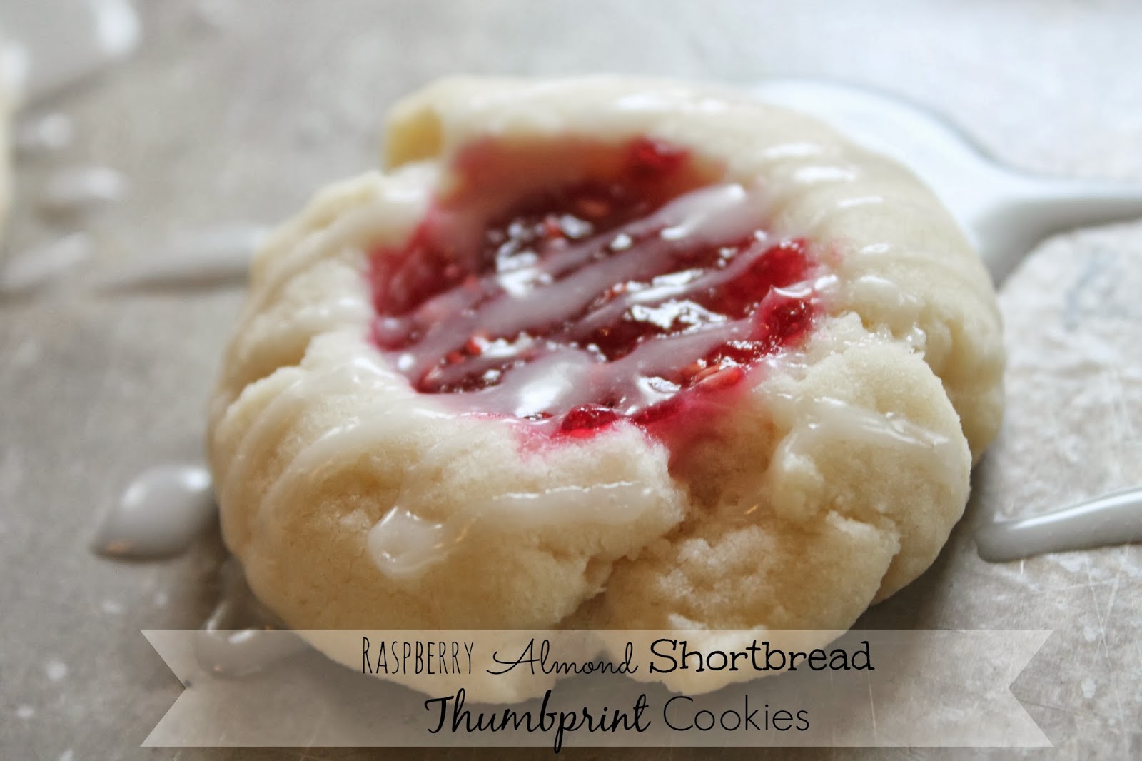 Raspberry & Almond Shortbread Thumbprint Cookies from Made It. Ate It ...