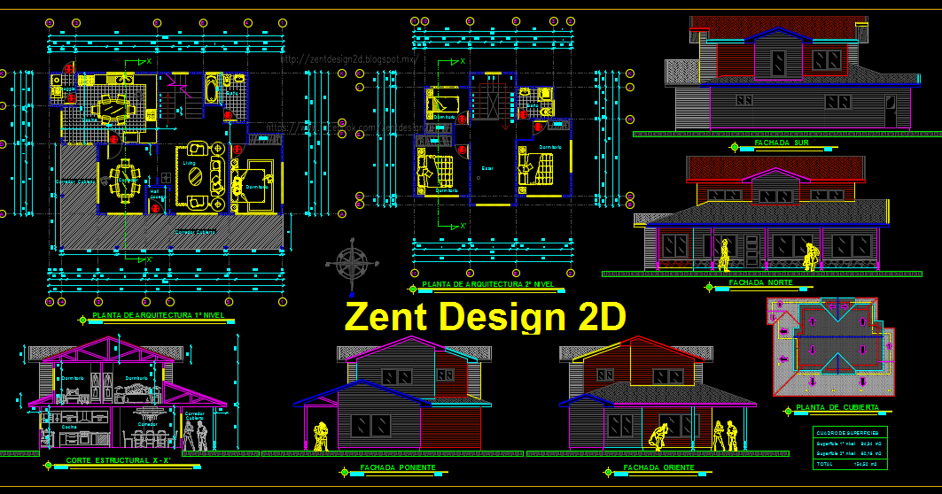 HOME 01 DWG ~ ZENT DESIGN 2D