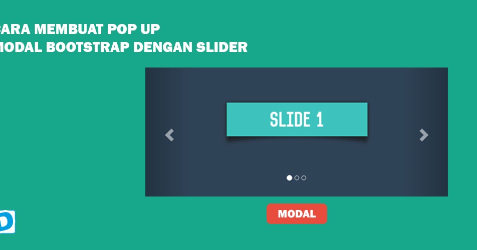 Cara Membuat Pop Up Modal Bootstrap Dengan Slider Dunia Programming
