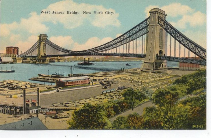 New York - History - Geschichte: Hudson River Bridges 2