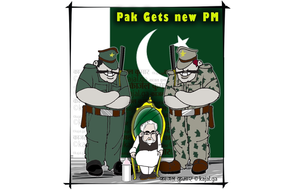 Kajal Kumar's Cartoons: Cartoon :- Pakistan gets new Prime Minister