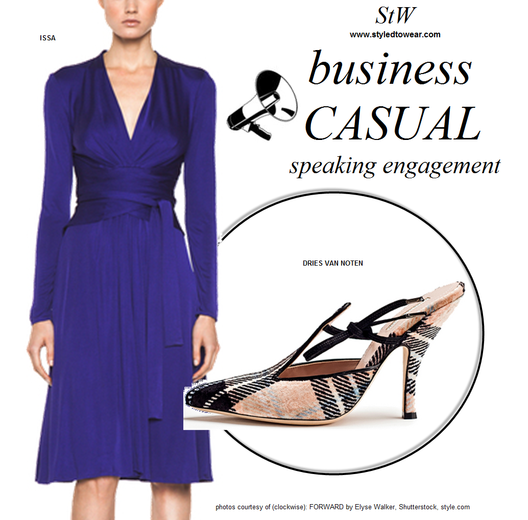 HOW TO: DRESS FOR A PANEL DISCUSSION OR KEYNOTE ADDRESS | STYLED to WEAR