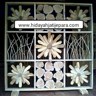Partisi - Sekat Ruangan Bunga Jati Jepara - Toko Mebel Online HIDAYAH ...