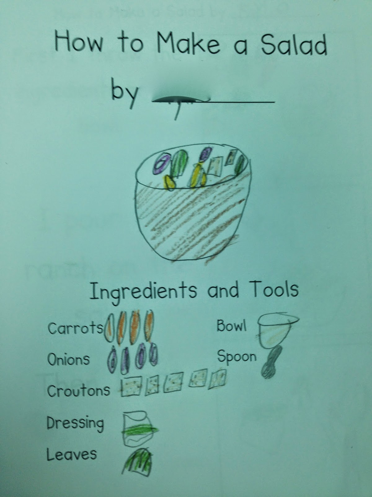 The Adventures of a K/1 Teacher: K/1 Procedural Writing Unit: Recipes
