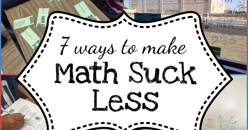 Bonding in Math: Making Math Class Suck Less