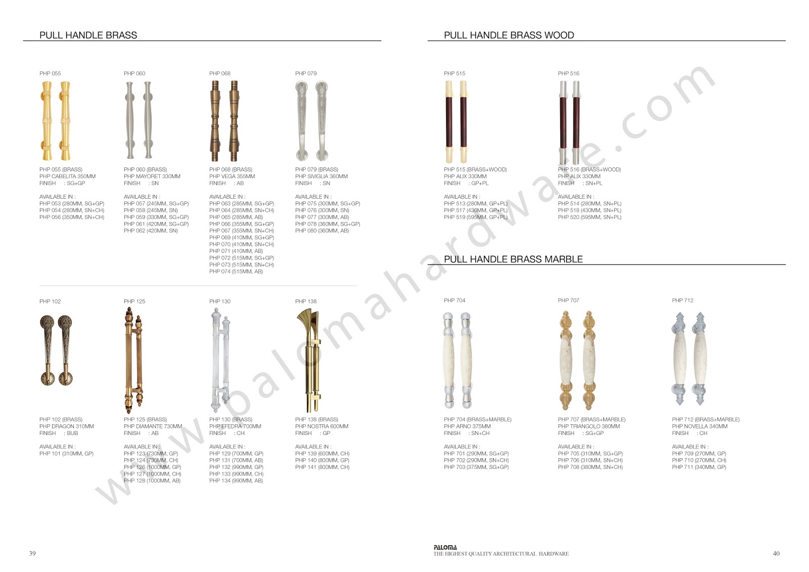 Paloma Hardware Official Blog: PALOMA: Produk Kunci, Handle, Engsel dan ...