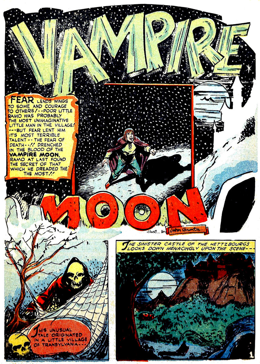 Pappy's Golden Age Comics Blogzine: Number 1882: A well staked-out tale