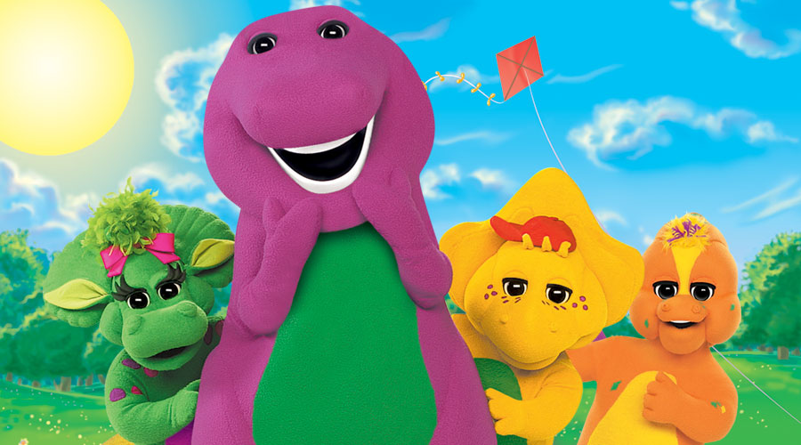 Baú da Web: Desenhos do Barney para colorir da Discovery Kids