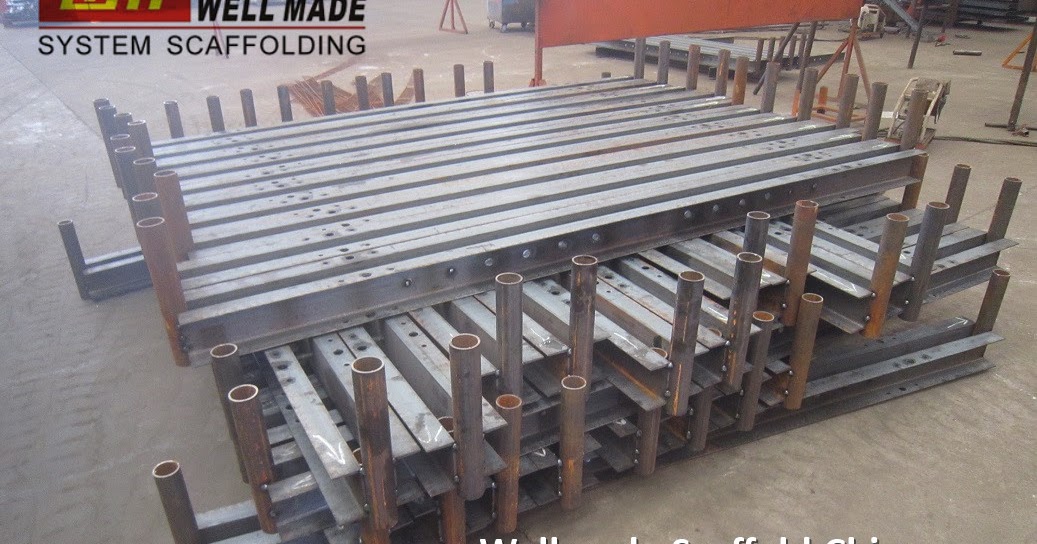 Peri beam formwork main beam supported by cuplock scaffolding