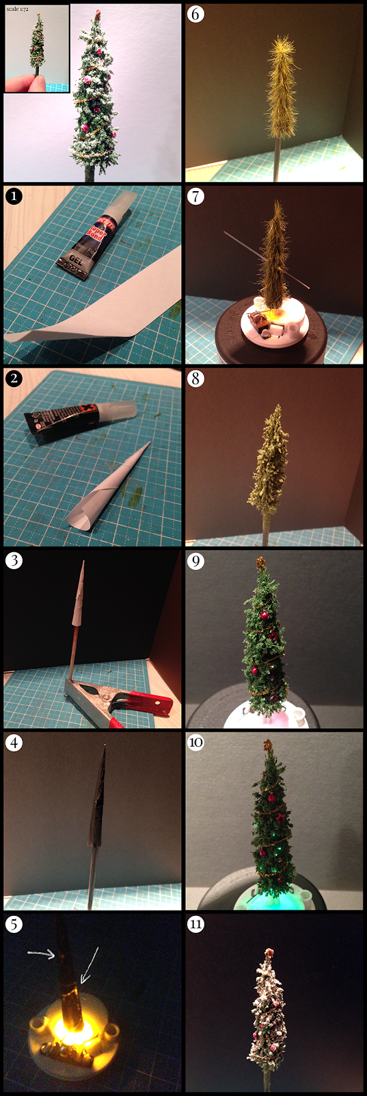 cristianci models: Christmas Tree Tutorial - 1:72
