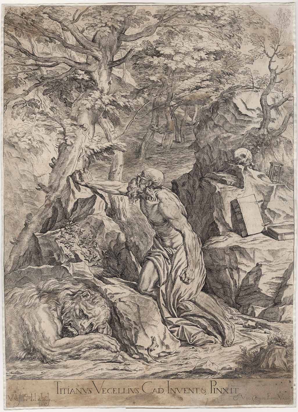 Prints and Principles: Valentin Lefebre’s etching, "St Jerome in the ...