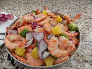 Tasting With The Taylors: Grilling Rainbow Caribbean Shrimp and Annual ...