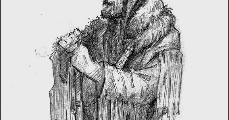 Garret's Drawing A Day Blog: Two Trappers