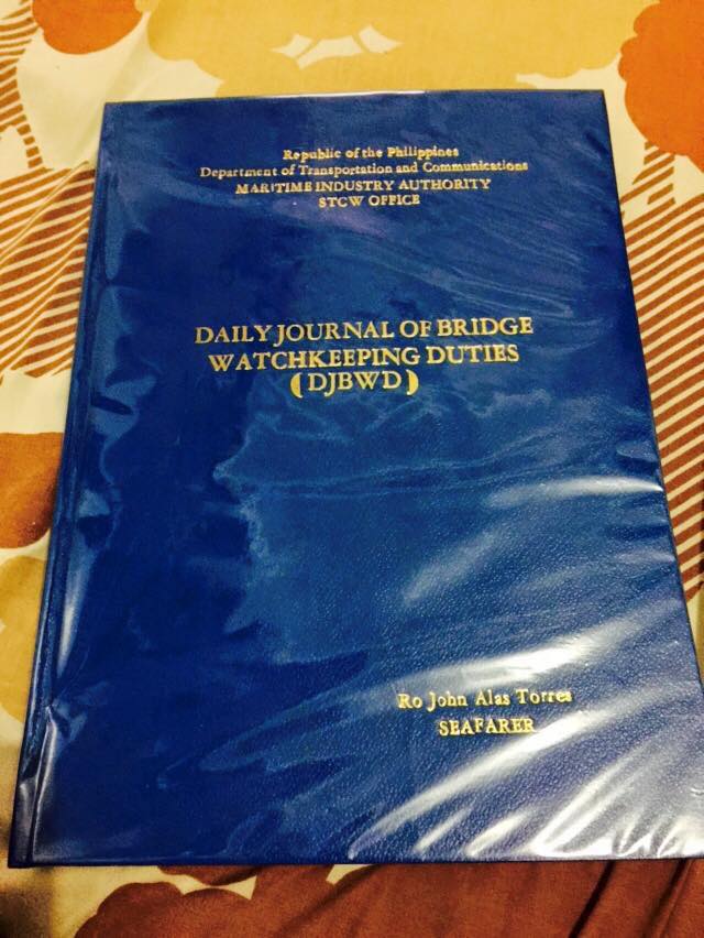 Daily Journal Of Bridge Engine Watchkeeping Duties Daily Journal Of Bridge Engine Watchkeeping Duties