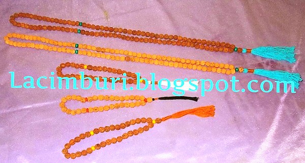 CONTOH TASBIH 33X DAN TASBIH 99X DARI BUTIRAN JENETRI / RUDRAKSHA ...