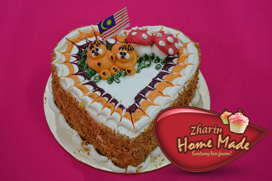 Zharin Home Made: Merdeka Cake Design