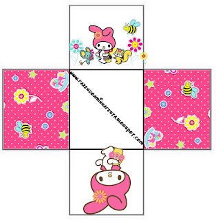 My Melody Birthday Party: Free Printable Boxes. - Oh My Fiesta! in english