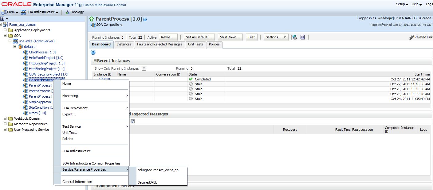 Oracle Soa And Coherence Oracle Soa 11g Configuring Ws Policies