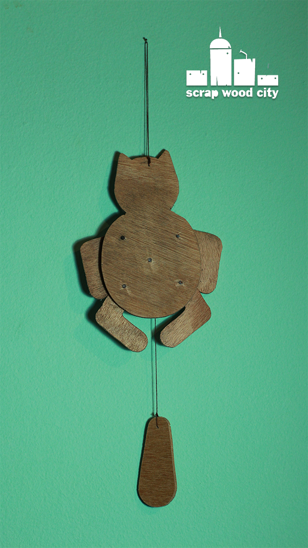 scrap wood city: DIY moving cat toy made on the scroll saw