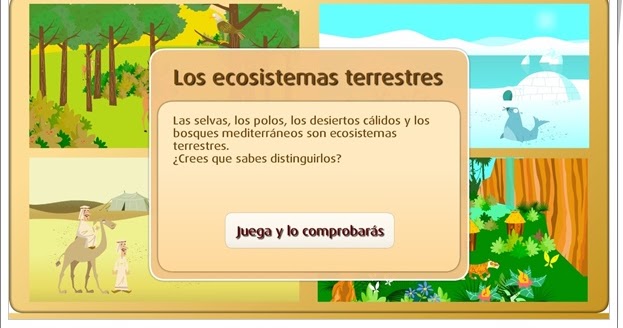 Juegos Educativos Online Gratis: LOS ECOSISTEMAS TERRESTRES (Juego de ...