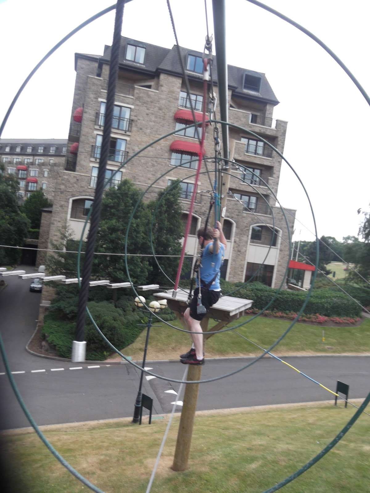 Life with Chickenruby: Walking in the tree tops at Celtic Manor, Newport