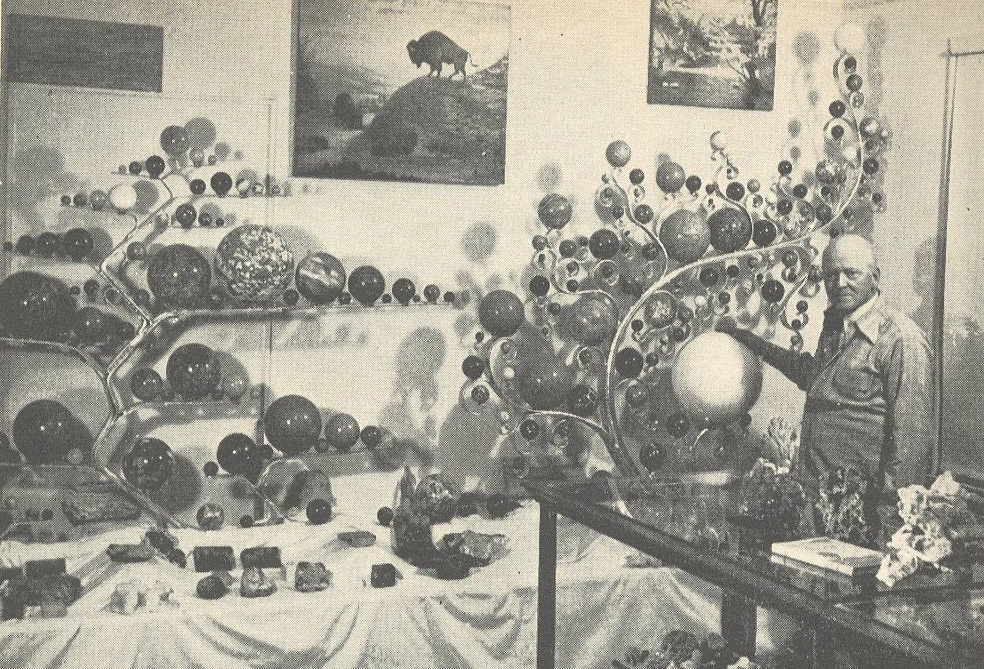 stopping off place: gem cutting and sphere collecting