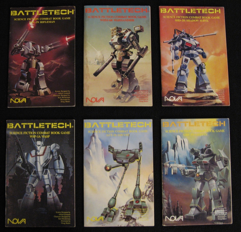 El Descanso del Escriba: BattleTech Science Fiction Combat Book Games ...