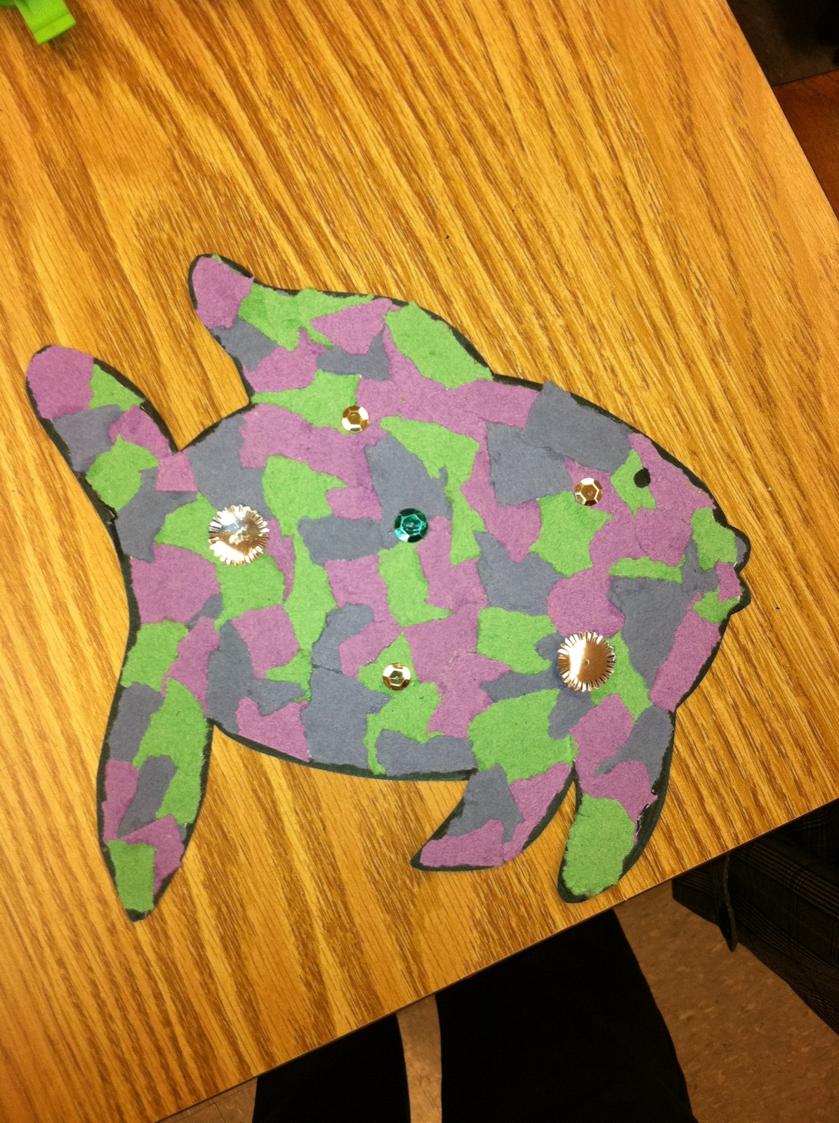 Ms. Anderson's Art Blog: Rainbow Fish Collage: Ms. Anderson and Ms ...
