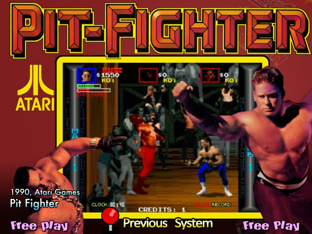 Bhussa Games: Joguinho de Hoje: Pit Fighter – 1990 – Arcade
